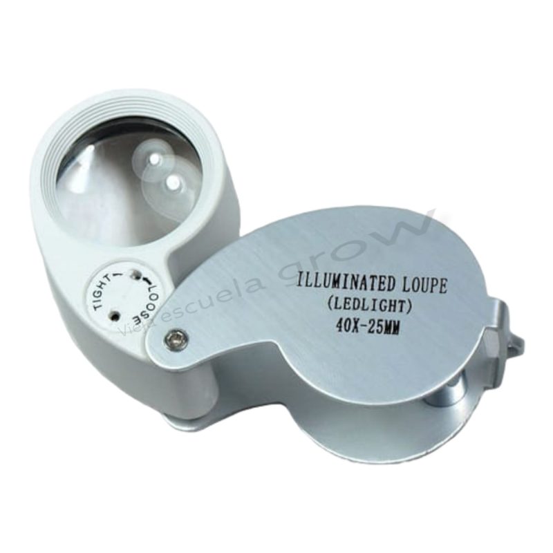 LUPA CON LUZ LED 40X - Vieja Escuela Grow